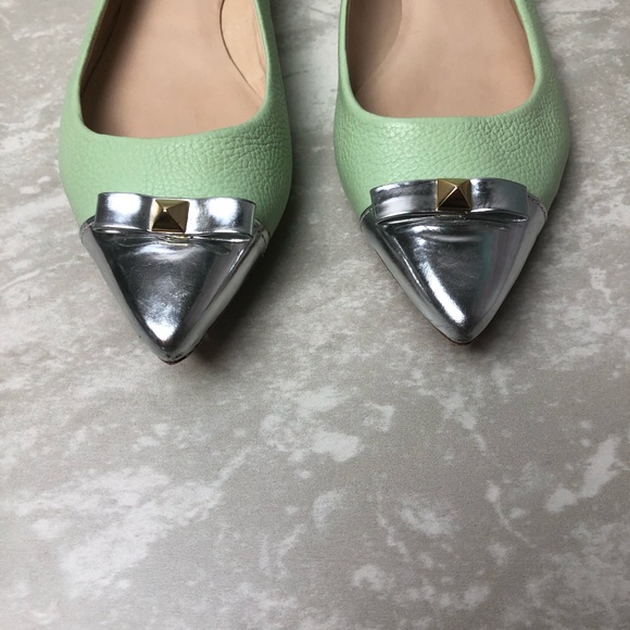 kate spade | Shoes | Kate Spade Ginny Too Flat Sage Silver | Poshmark